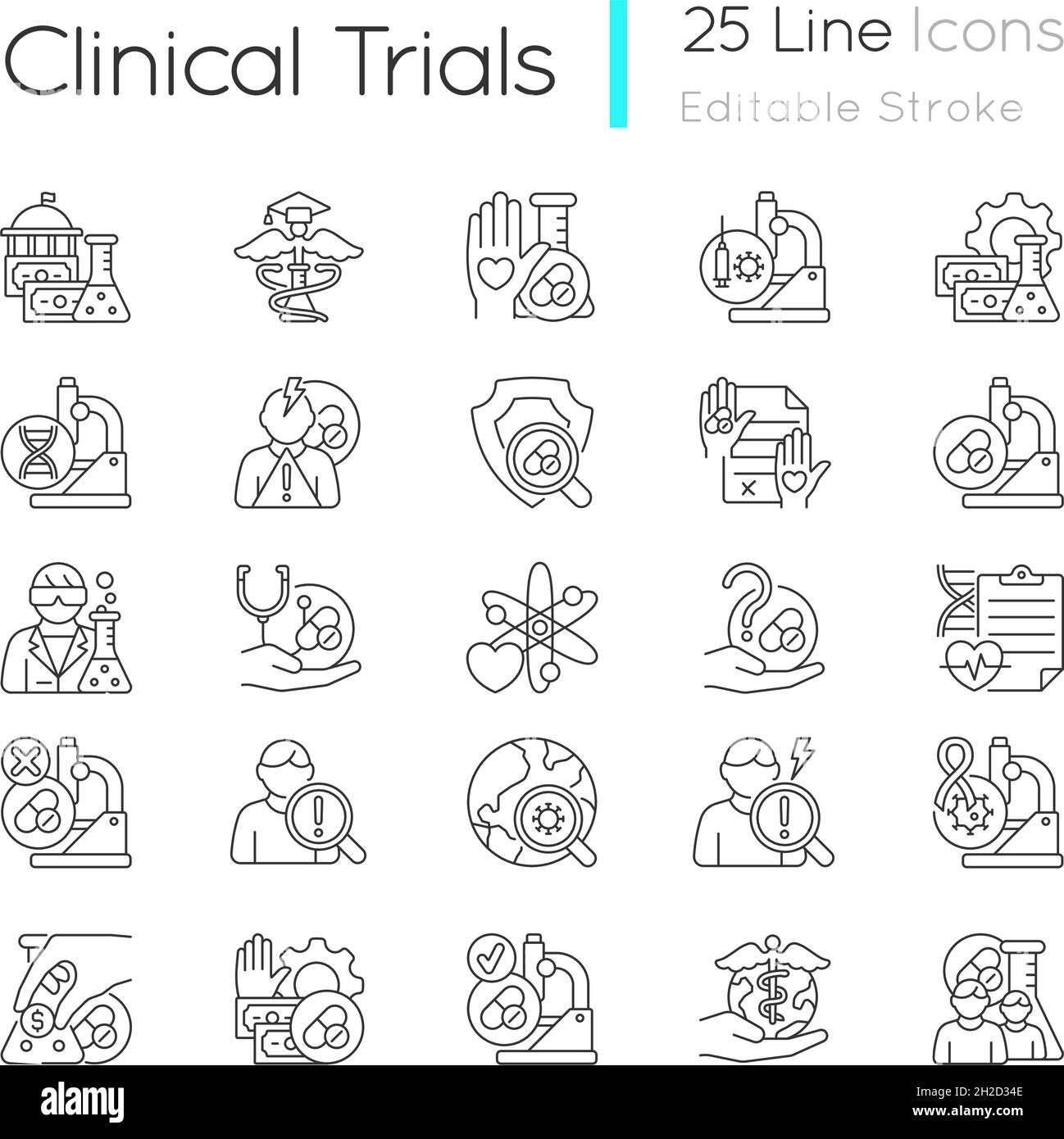 Clinical trials hospital Stock Vector Images - Alamy