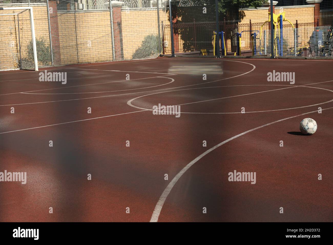 Mini football court hi-res stock photography and images - Alamy