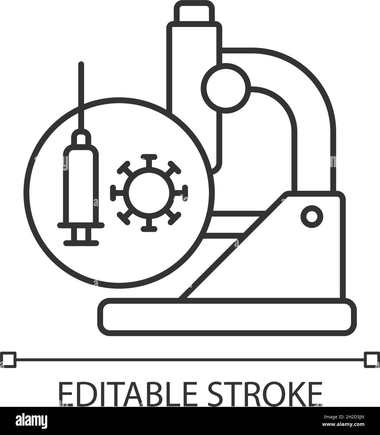 Vaccine testing lab Black and White Stock Photos & Images - Alamy