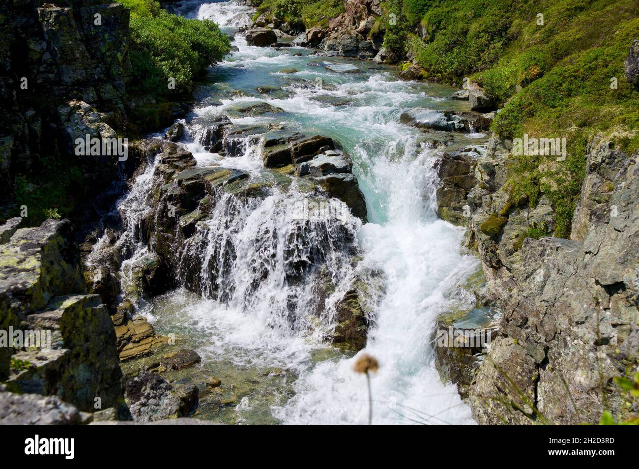 Little stream small waterfall hi-res stock photography and images - Alamy
