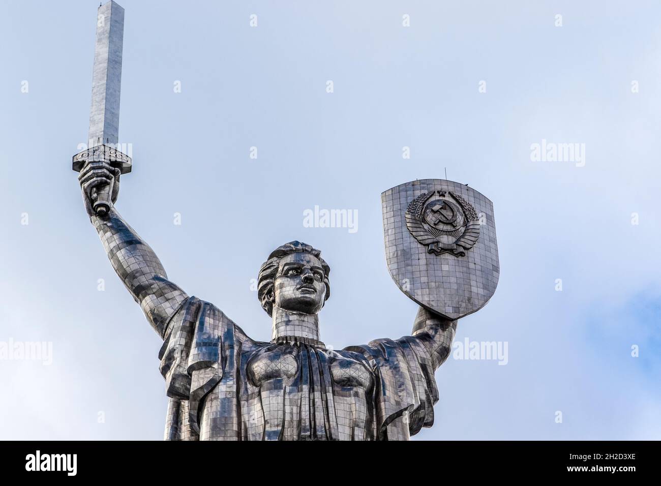 Defence of the Motherland Monument (Rodina Mat) in Kyiv, Ukraine ...