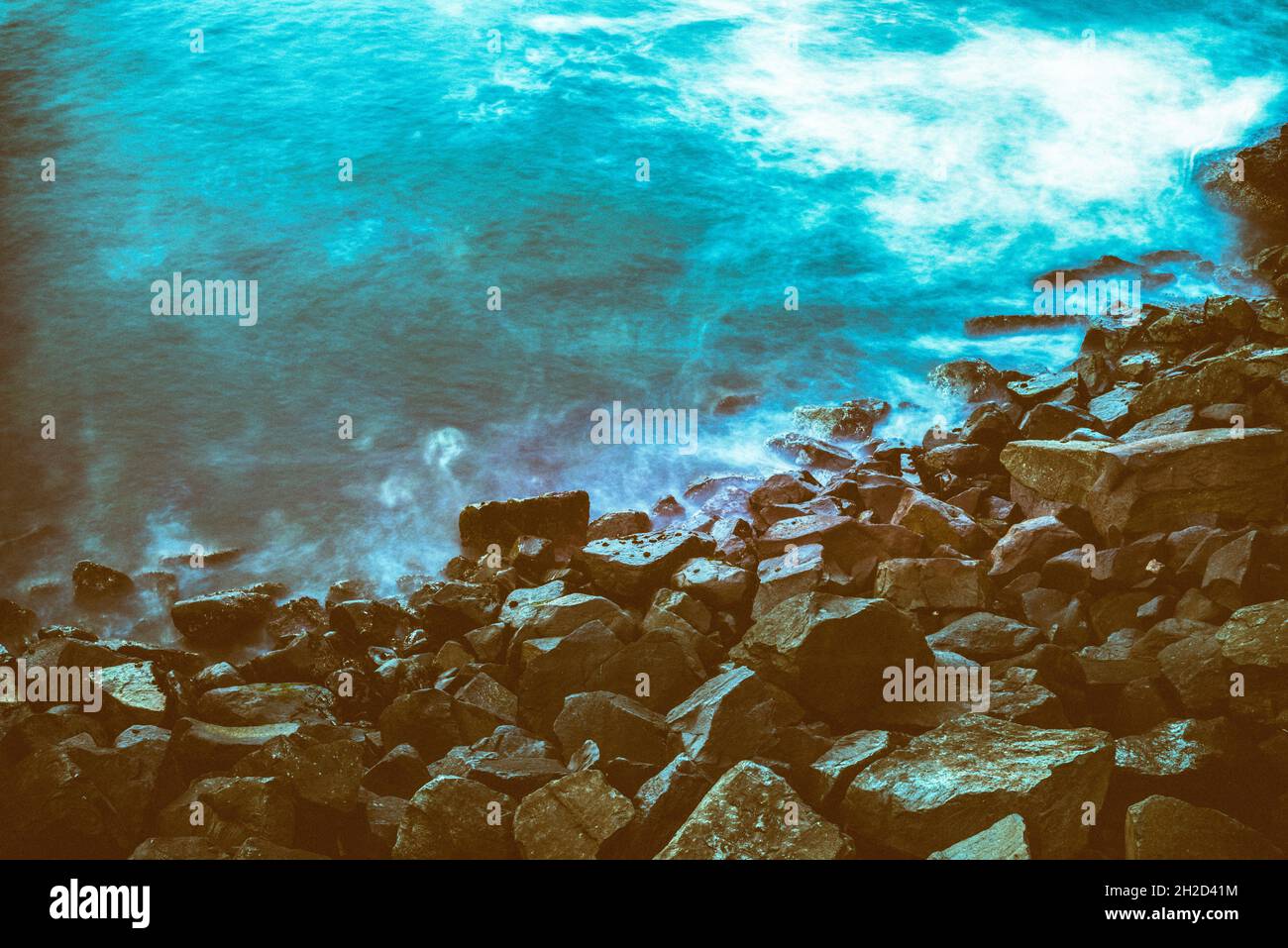 Coastline texture hi-res stock photography and images - Alamy