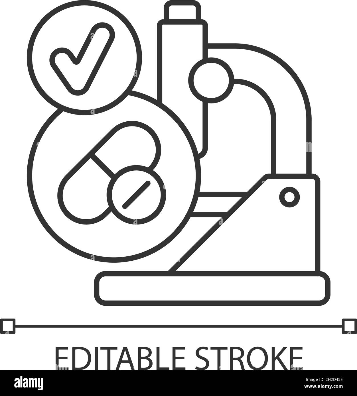 Successful research linear icon Stock Vector Image & Art - Alamy