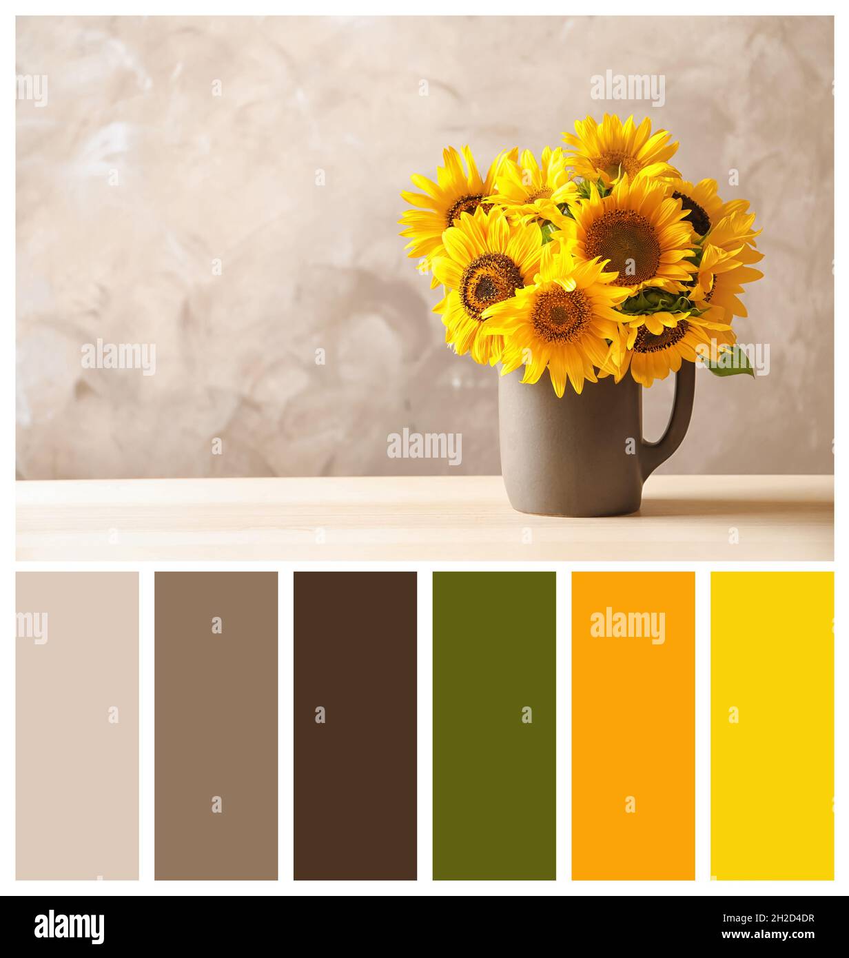 Sunflower Pastel Color Palette