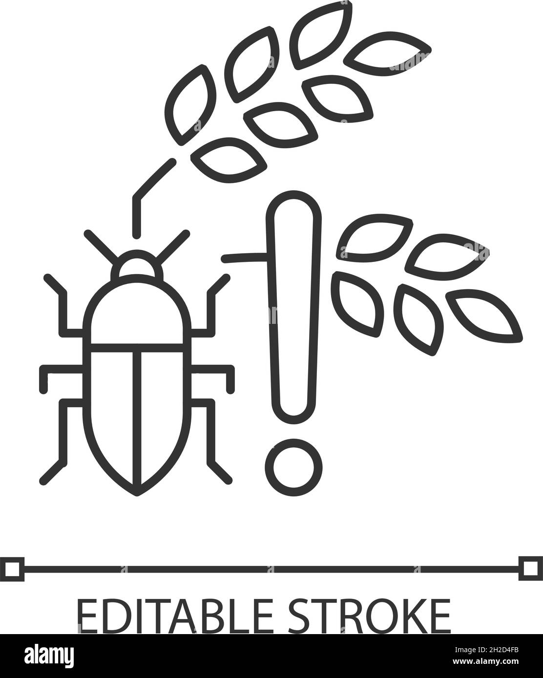 Farming crop pests Black and White Stock Photos & Images - Alamy