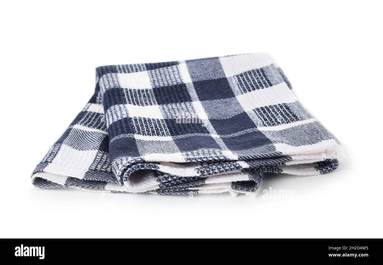 Fabric napkin for table setting on white background Stock Photo - Alamy
