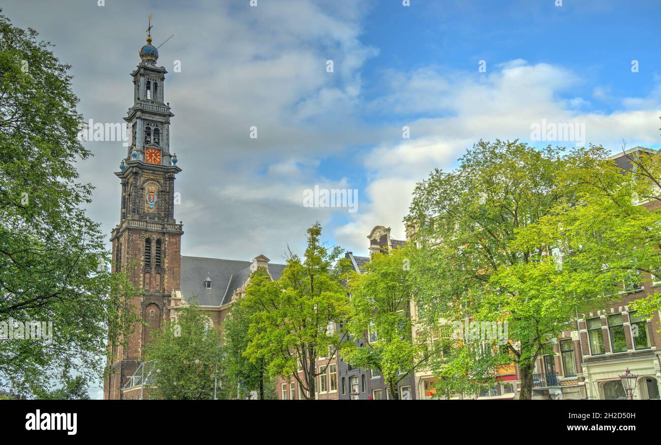Amsterdam city center, HDR Image Stock Photo - Alamy