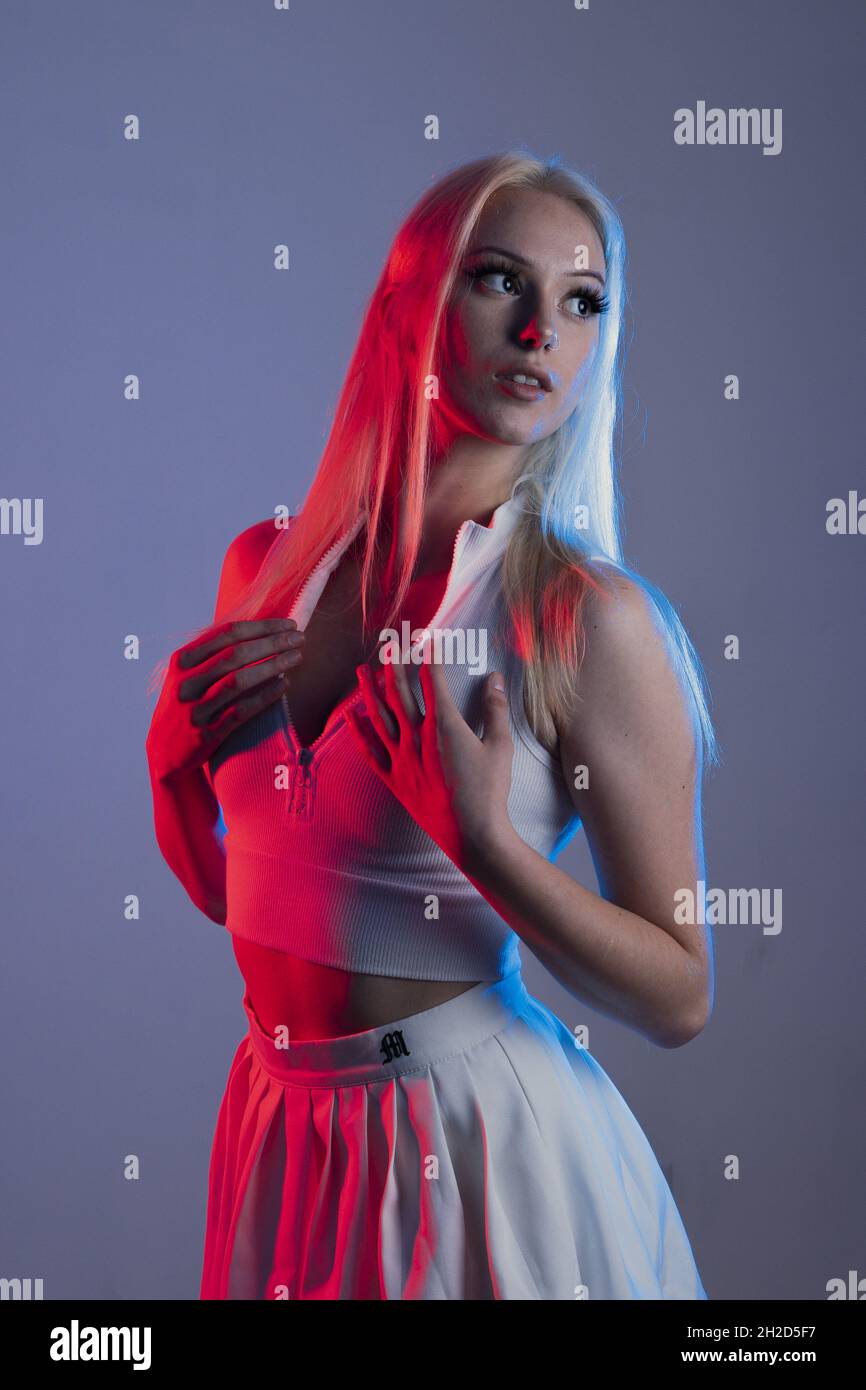 Fitness under lights hi-res stock photography and images - Alamy