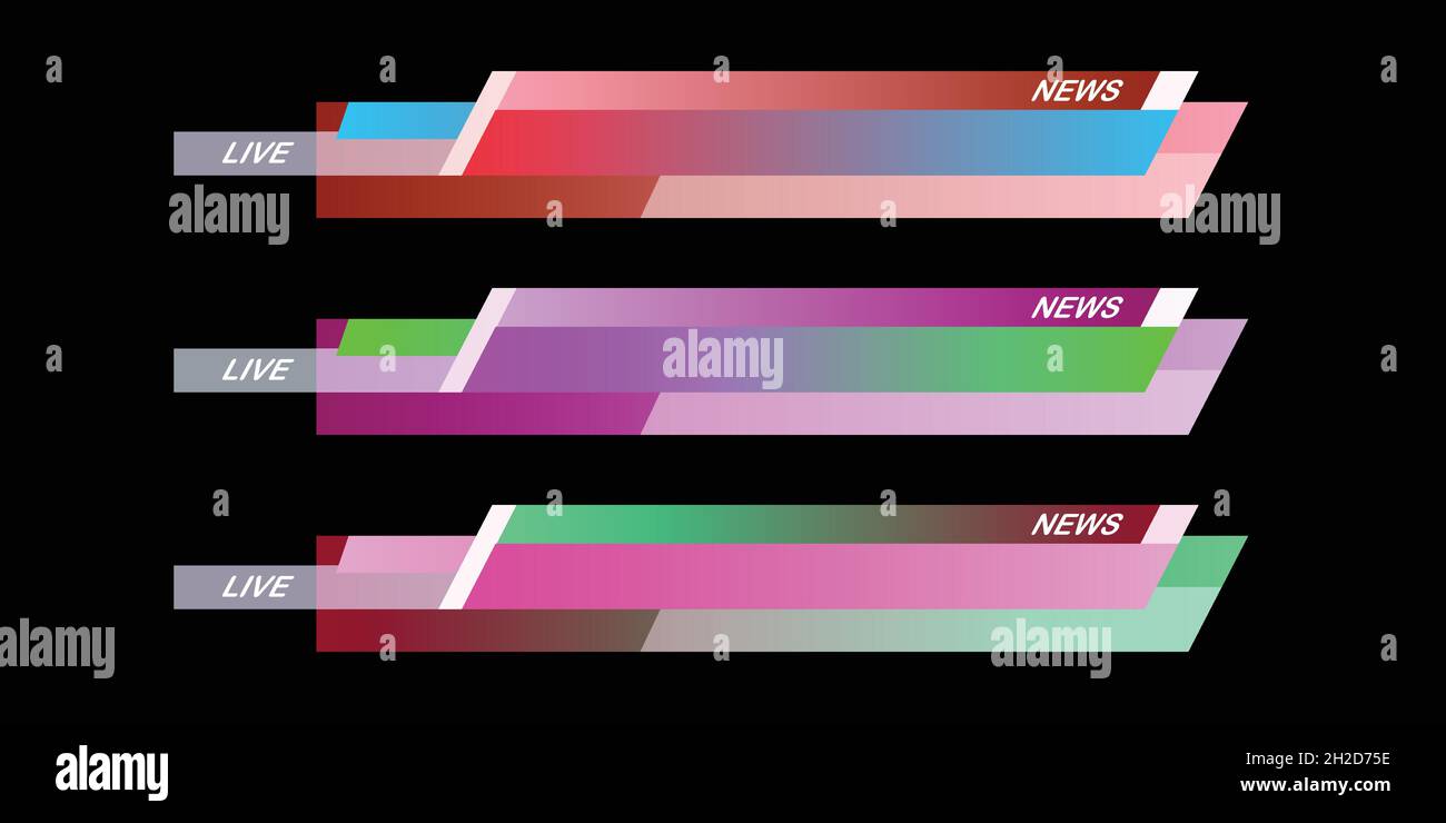 Broadcast info layout hi-res stock photography and images - Alamy