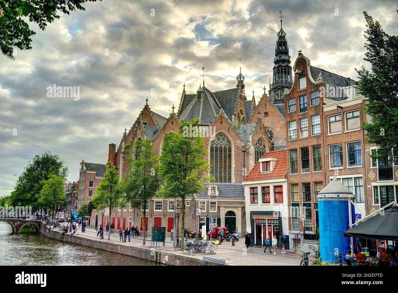Amsterdam city center, HDR Image Stock Photo - Alamy