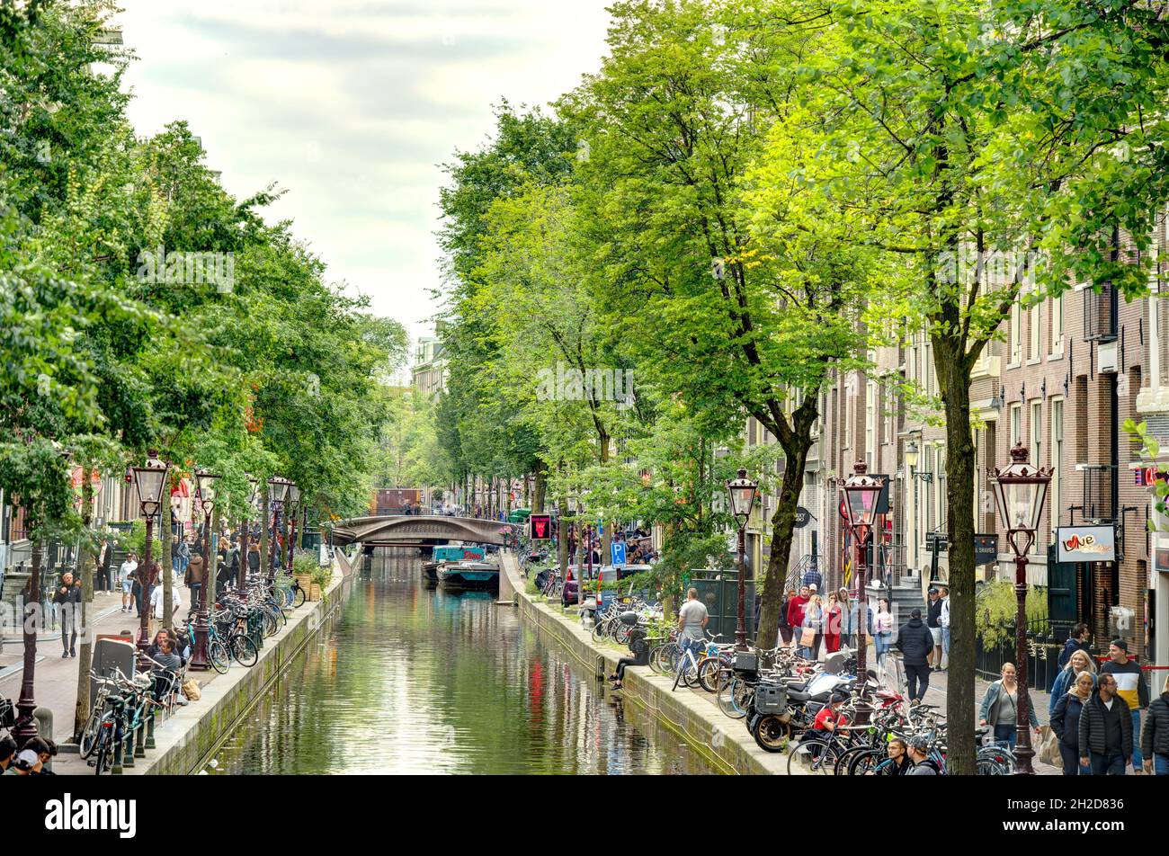 Amsterdam city center, HDR Image Stock Photo - Alamy