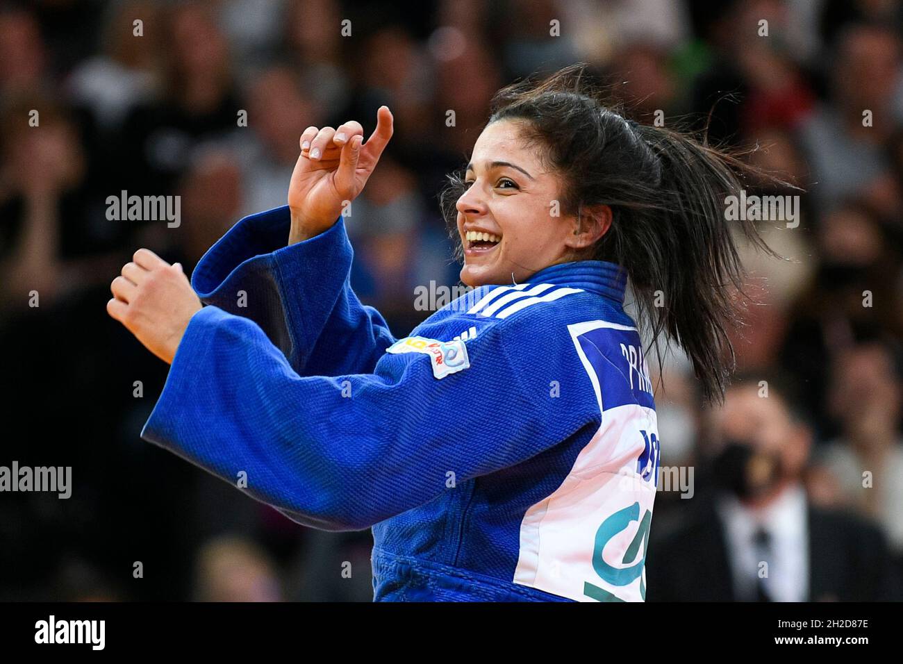 Women -52 kg, Gefen PRIMO of Israel Gold medal celebrates during the ...