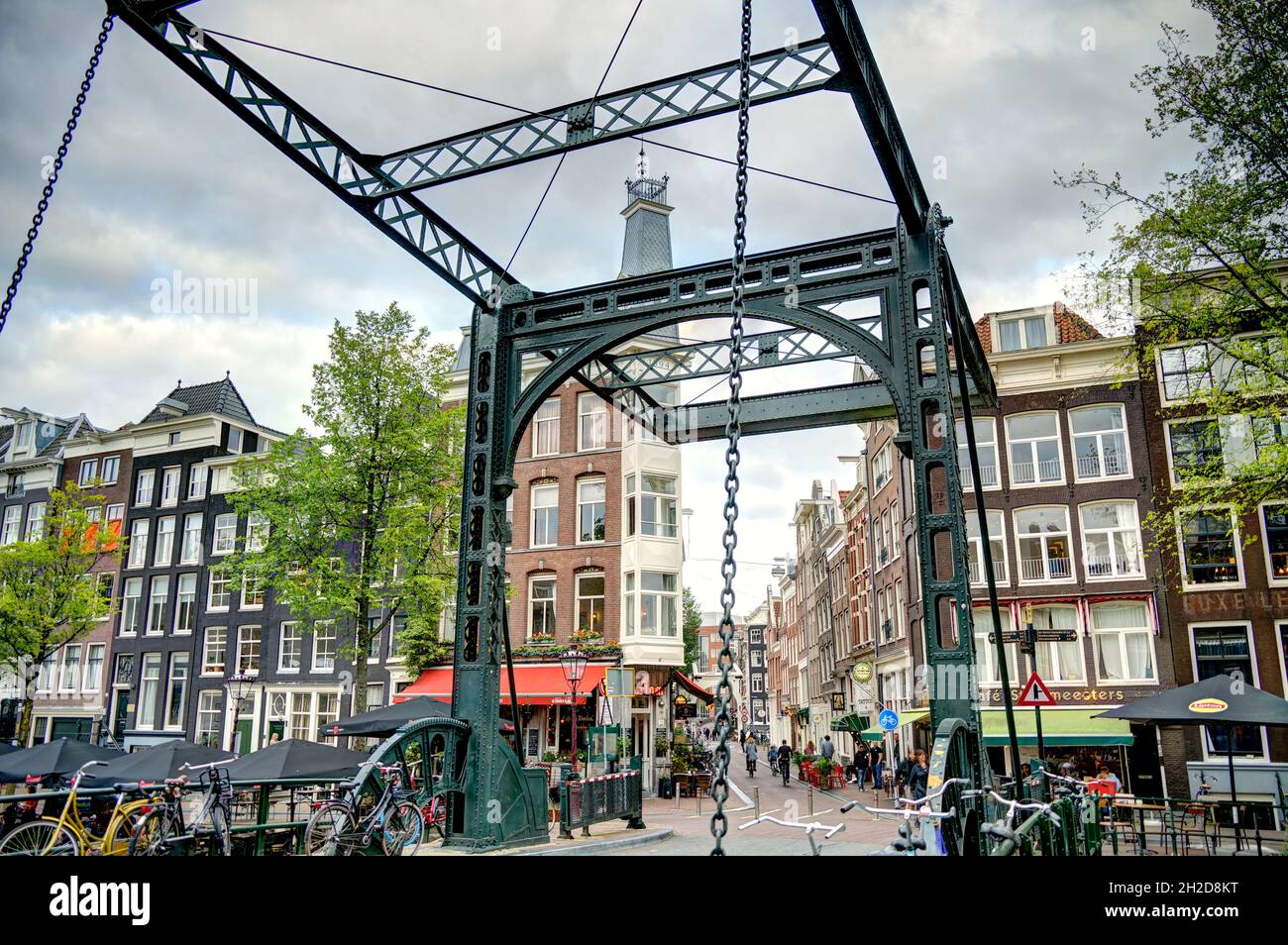 Amsterdam city center, HDR Image Stock Photo - Alamy