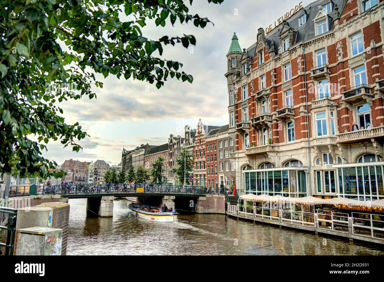 Amsterdam city center, HDR Image Stock Photo - Alamy