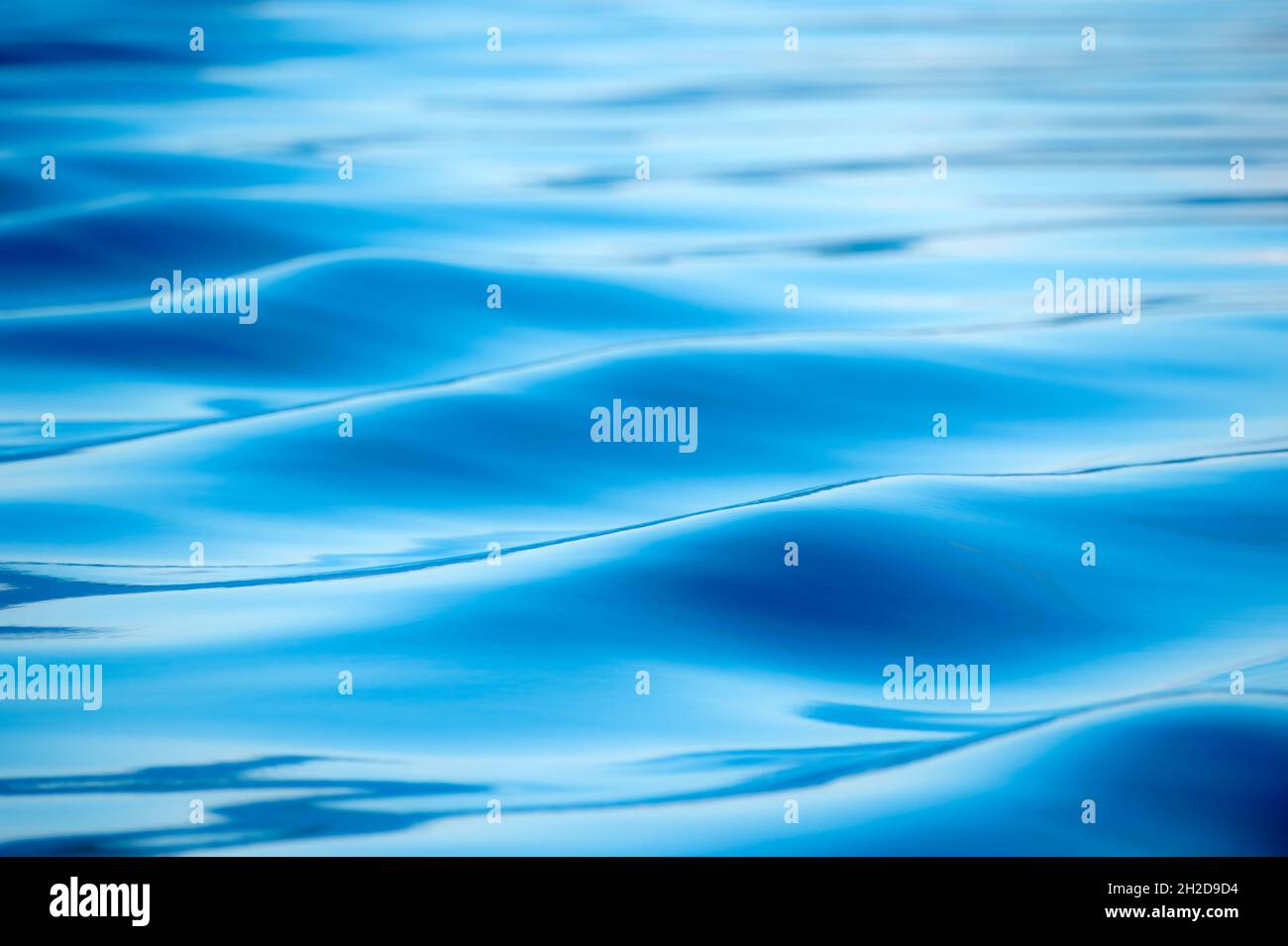 Close-up shot of the blue moving rolling sea waves in motion Stock ...