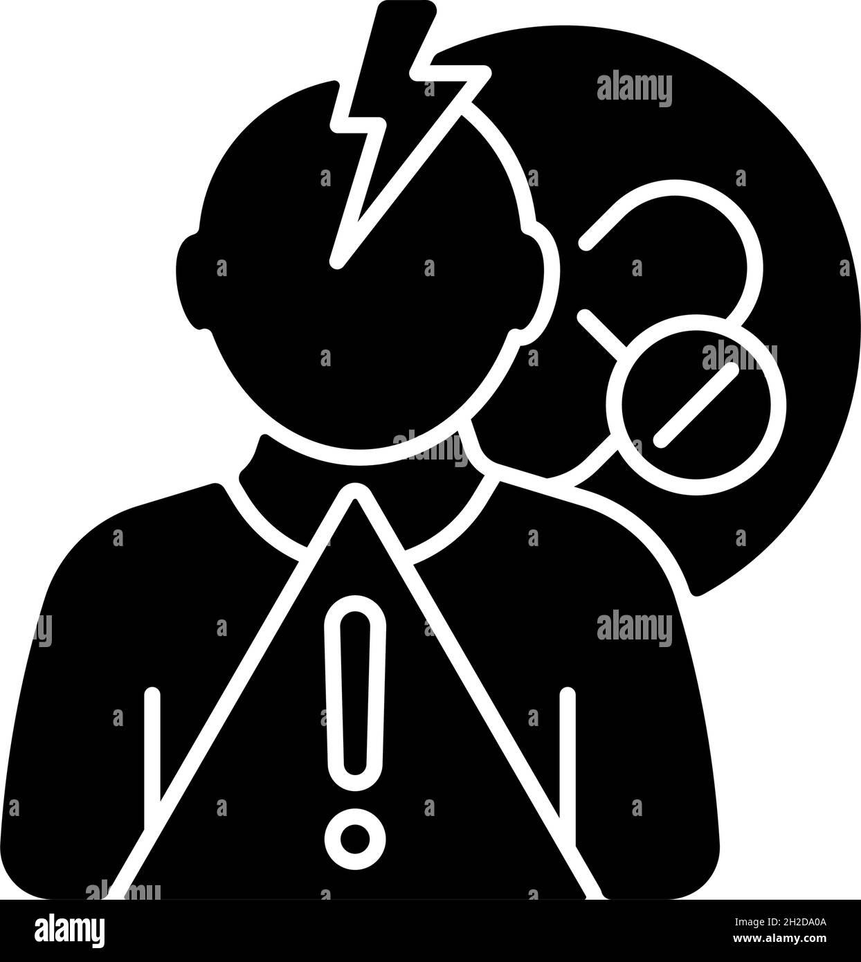 Side effects risk black glyph icon Stock Vector Image & Art - Alamy