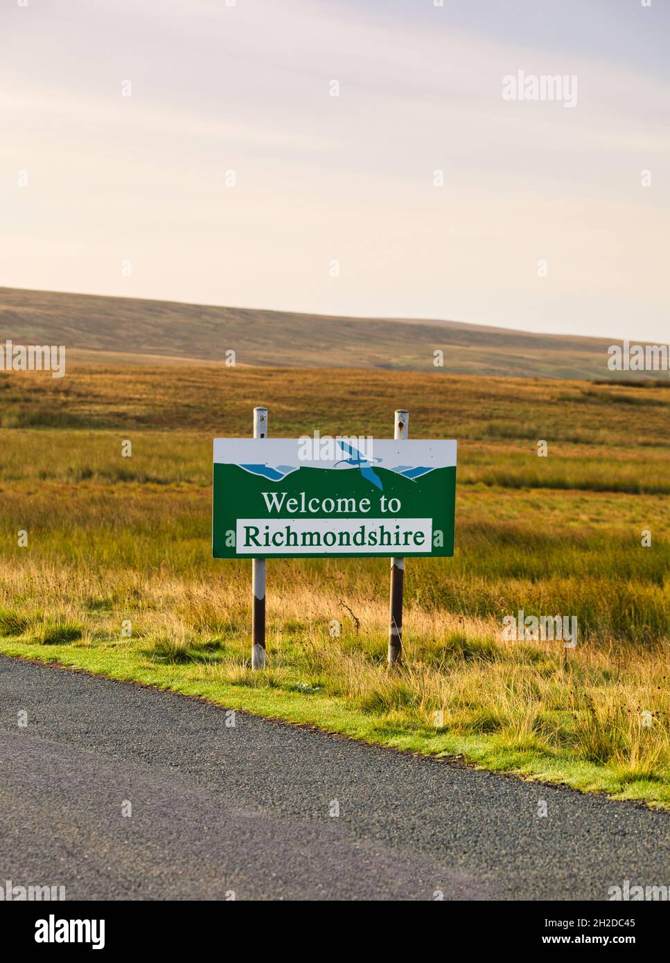 Welcome to richmondshire sign hi-res stock photography and images - Alamy