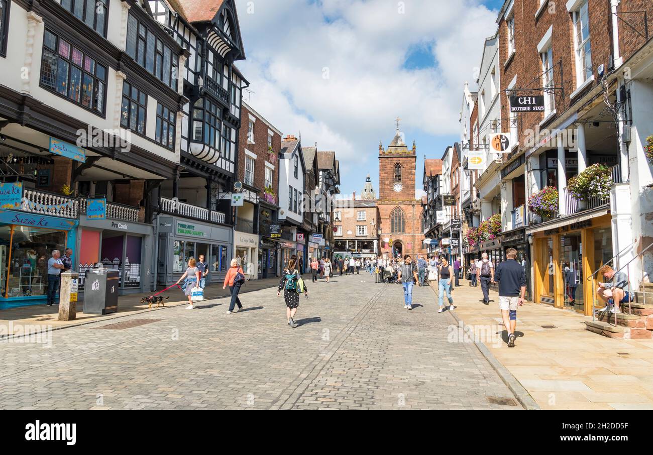 Bridge street chester city 2021 hi-res stock photography and images - Alamy