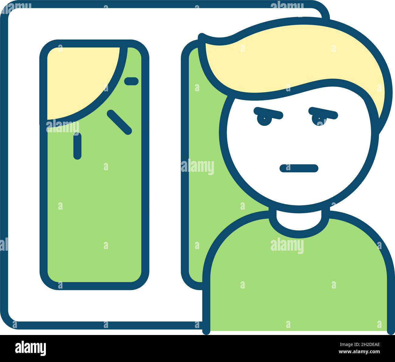 Summer SAD RGB color icon Stock Vector Image & Art - Alamy