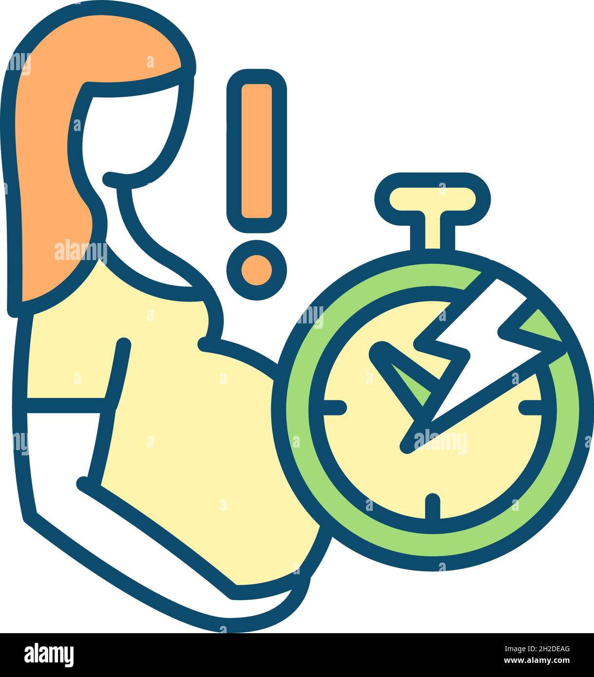 Premature birth RGB color icon Stock Vector Image & Art - Alamy