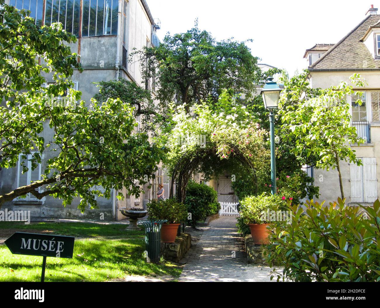Musee de Montmartre Montmartre Museum Garden Entrance in Paris, France ...
