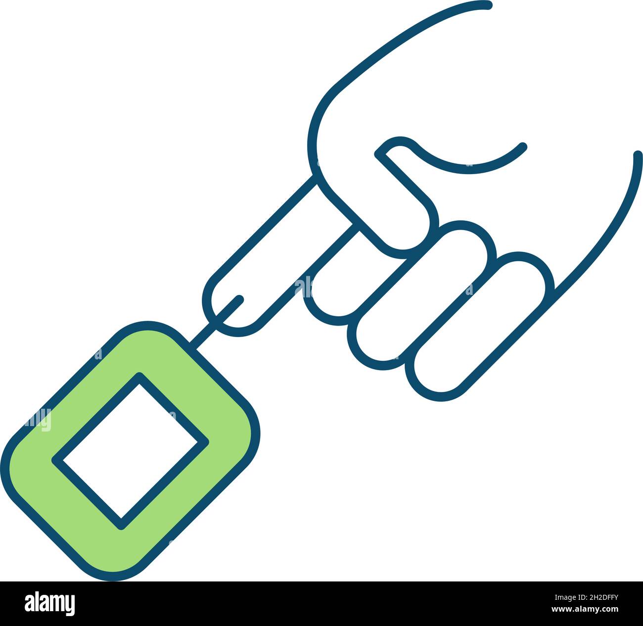 Finger blood test color Stock Vector Images - Alamy