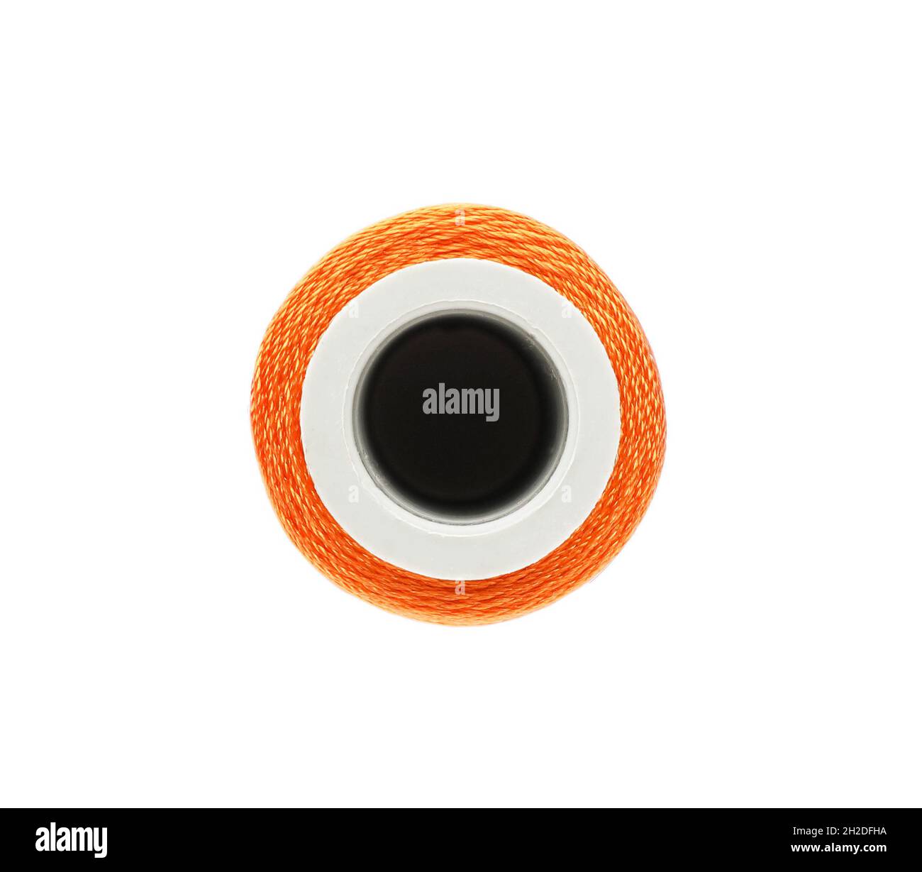 Color sewing thread on white background, top view Stock Photo - Alamy