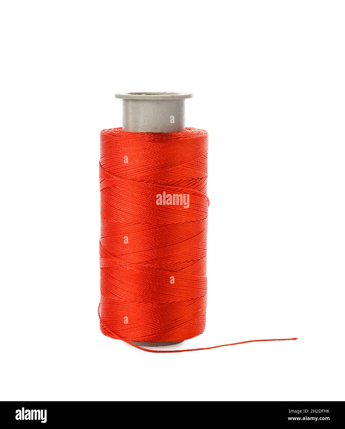 Color sewing thread on white background Stock Photo - Alamy