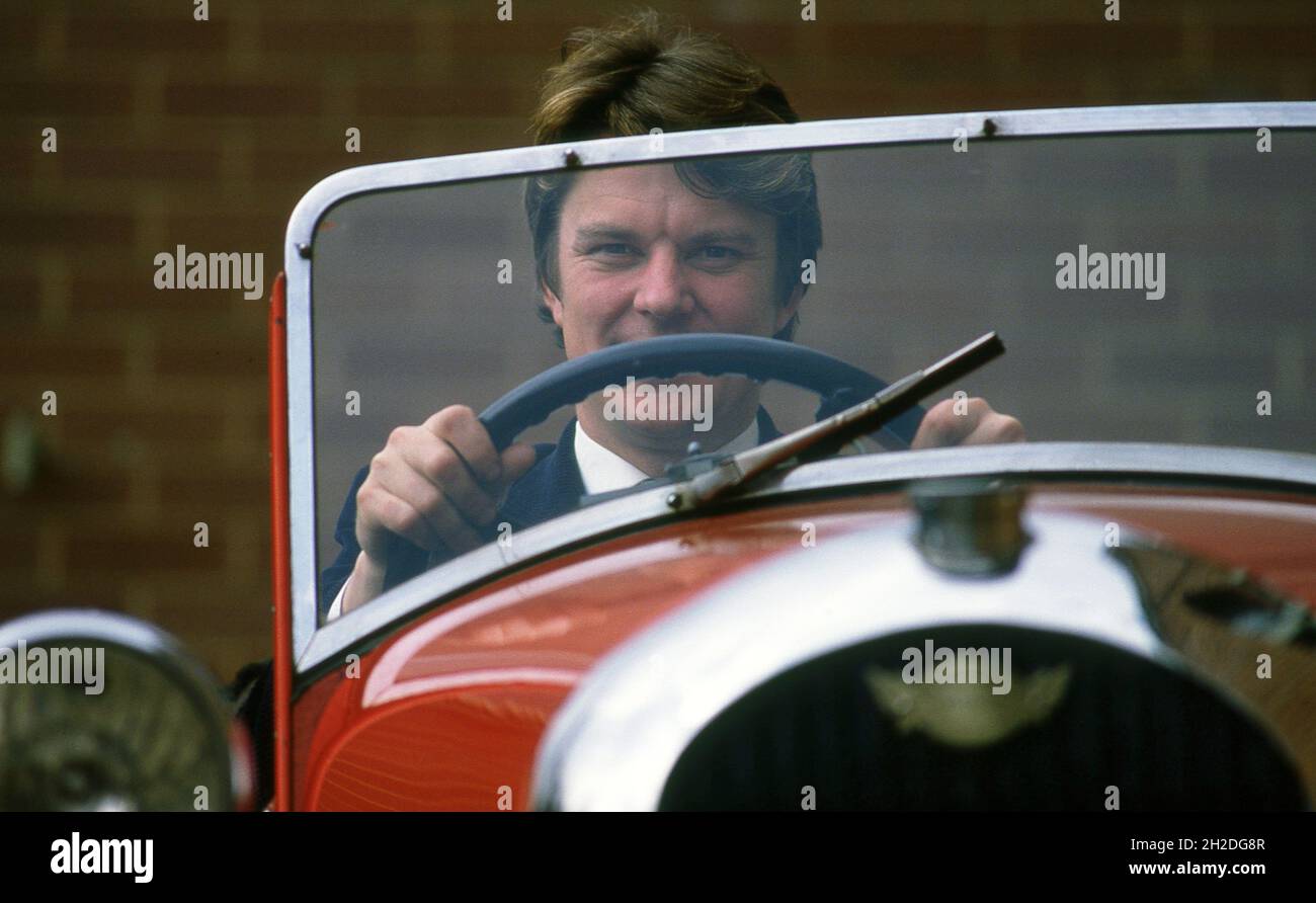 Charles Morgan at the Morgan Motorcar factory Malvern Link UK 1985 ...