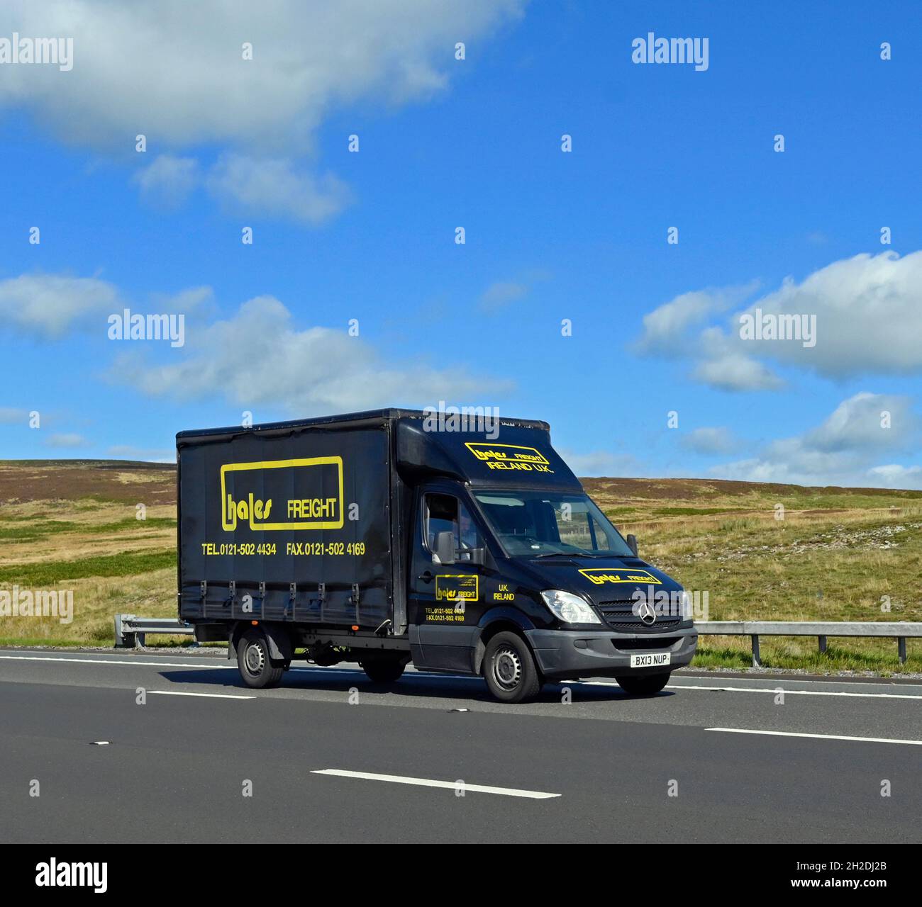 Goods Vehicle. Hales Freight, Harlow. M6 Motorway, Southbound. Shap ...