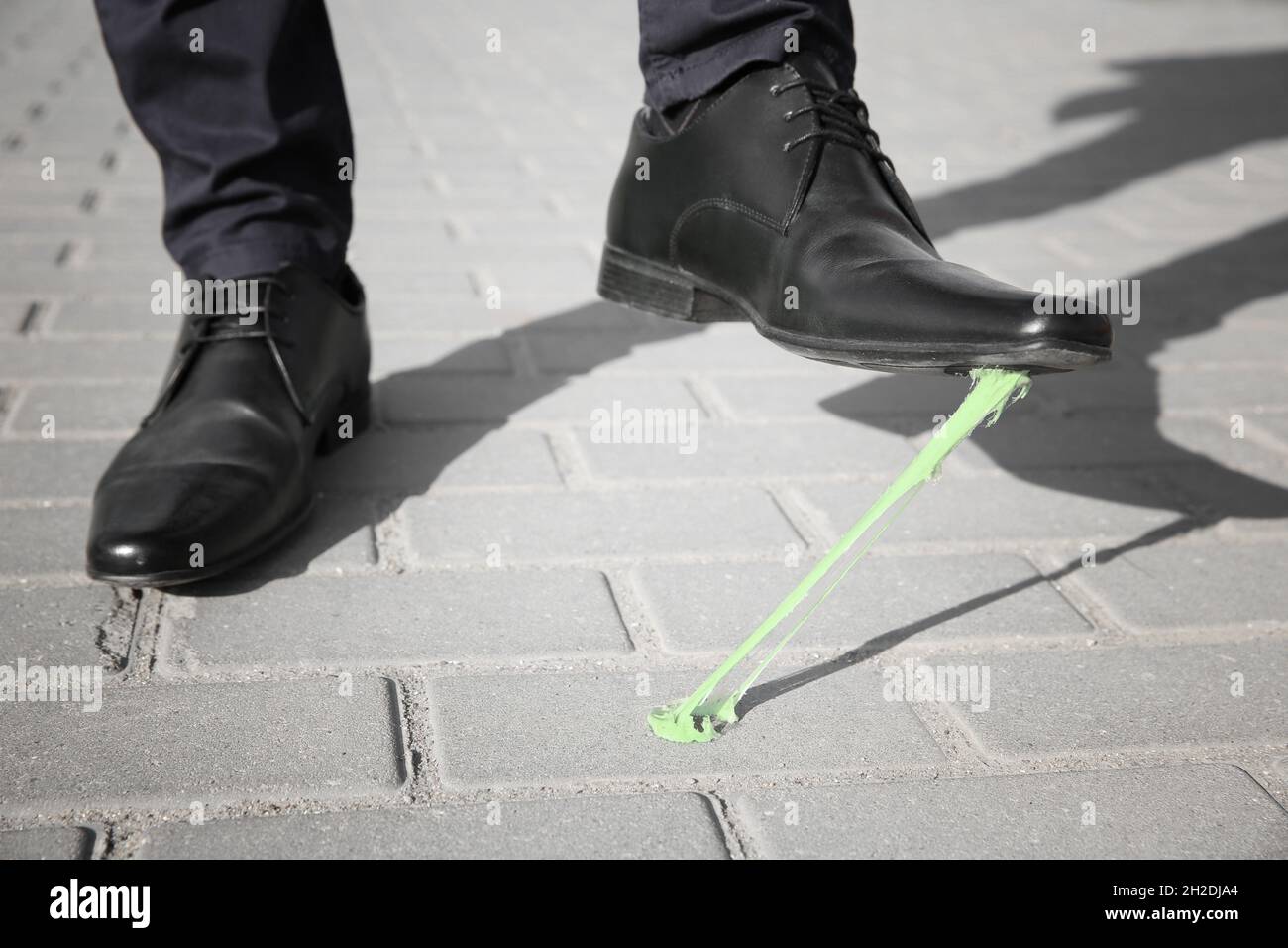 Stepping on chewing gum hi-res stock photography and images - Alamy