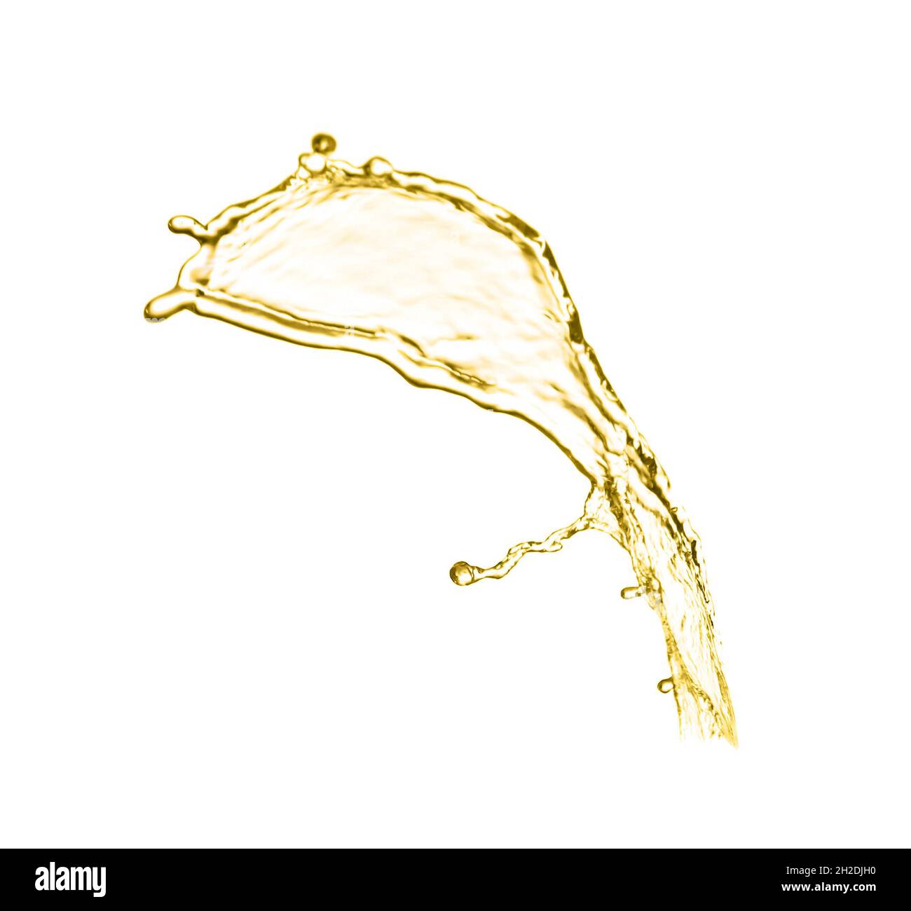 Oil splash on white background. Color liquid Stock Photo - Alamy