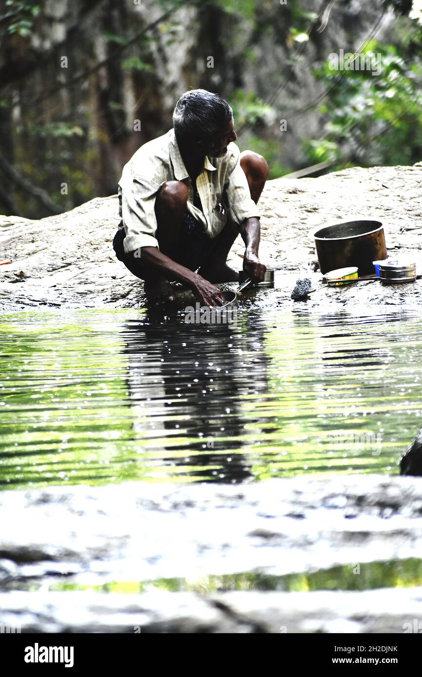 Man near river hi-res stock photography and images - Alamy