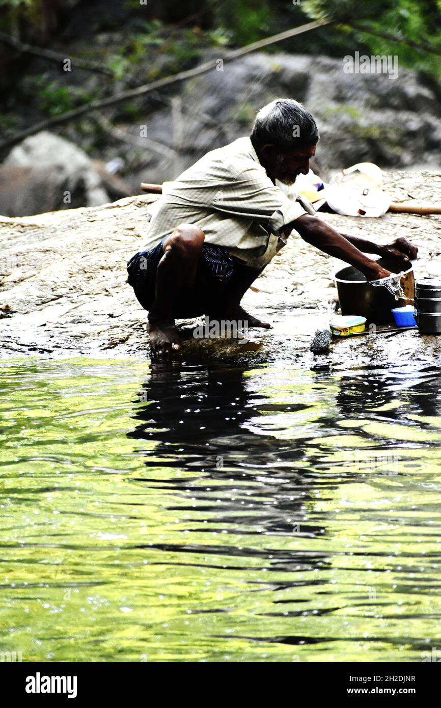 Man near river hi-res stock photography and images - Alamy