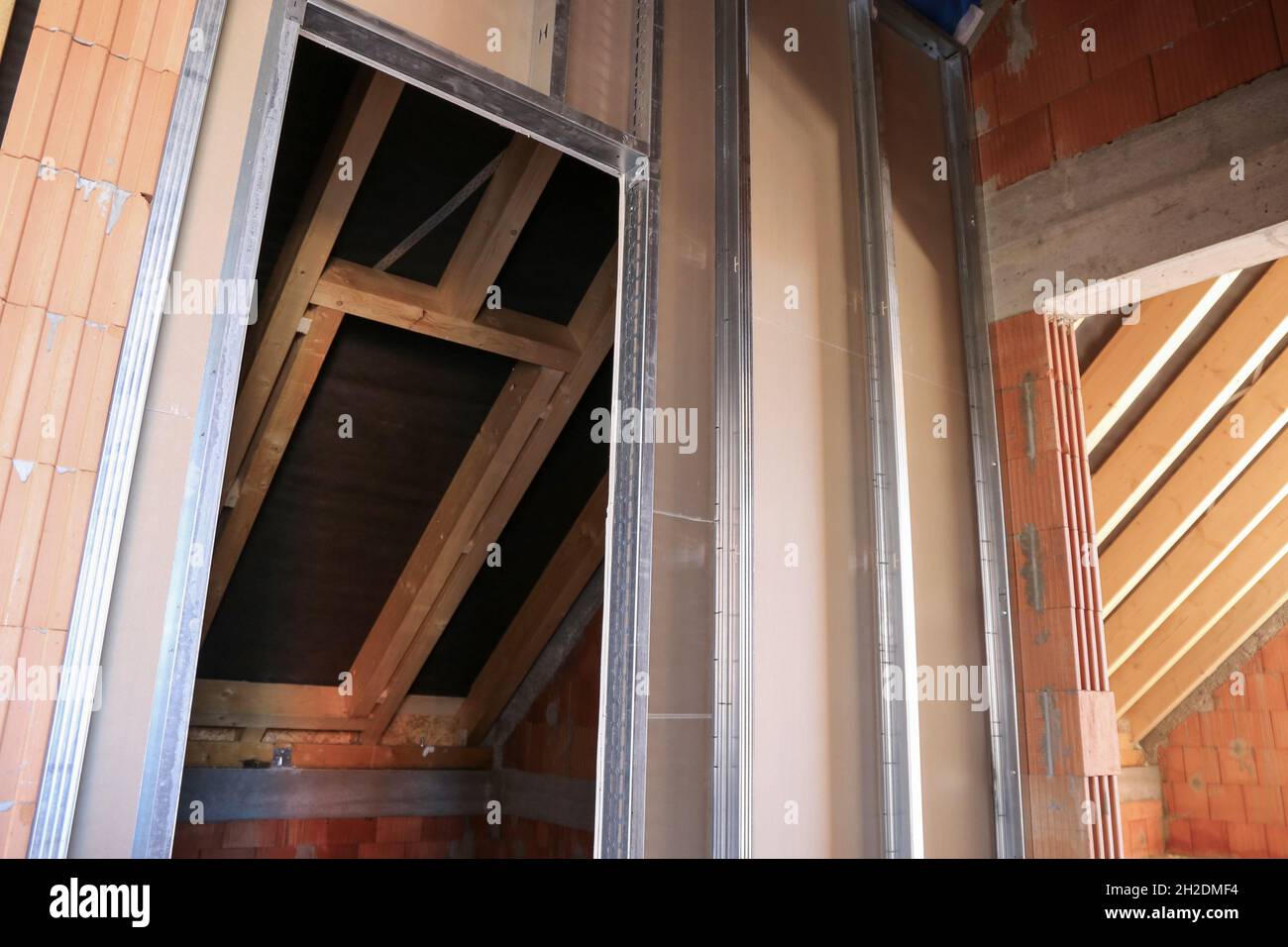 Dry construction, drywall construction Stock Photo - Alamy