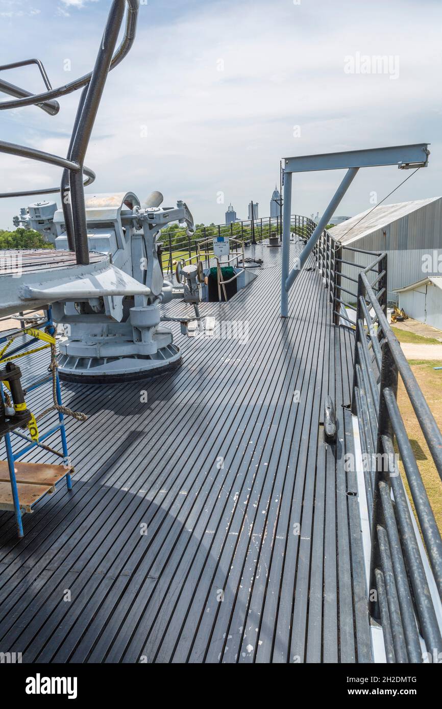 USS Drum submarine at the Battleship Memorial Park in Mobile, Alabama ...
