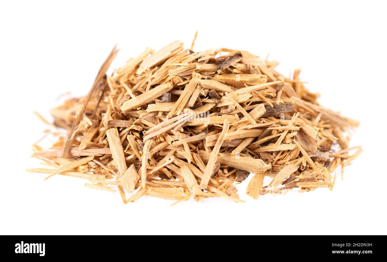 Muira Puama herbal tea, isolated on white background. Natural potency ...