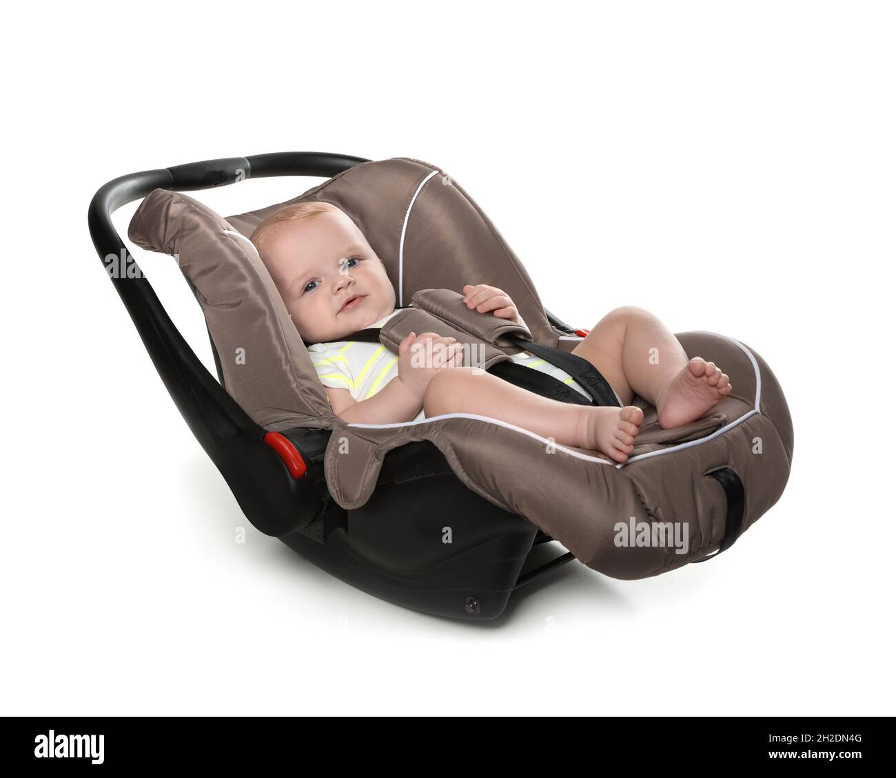 Baby Carrycot Isolated On White High Resolution Stock Photography and ...