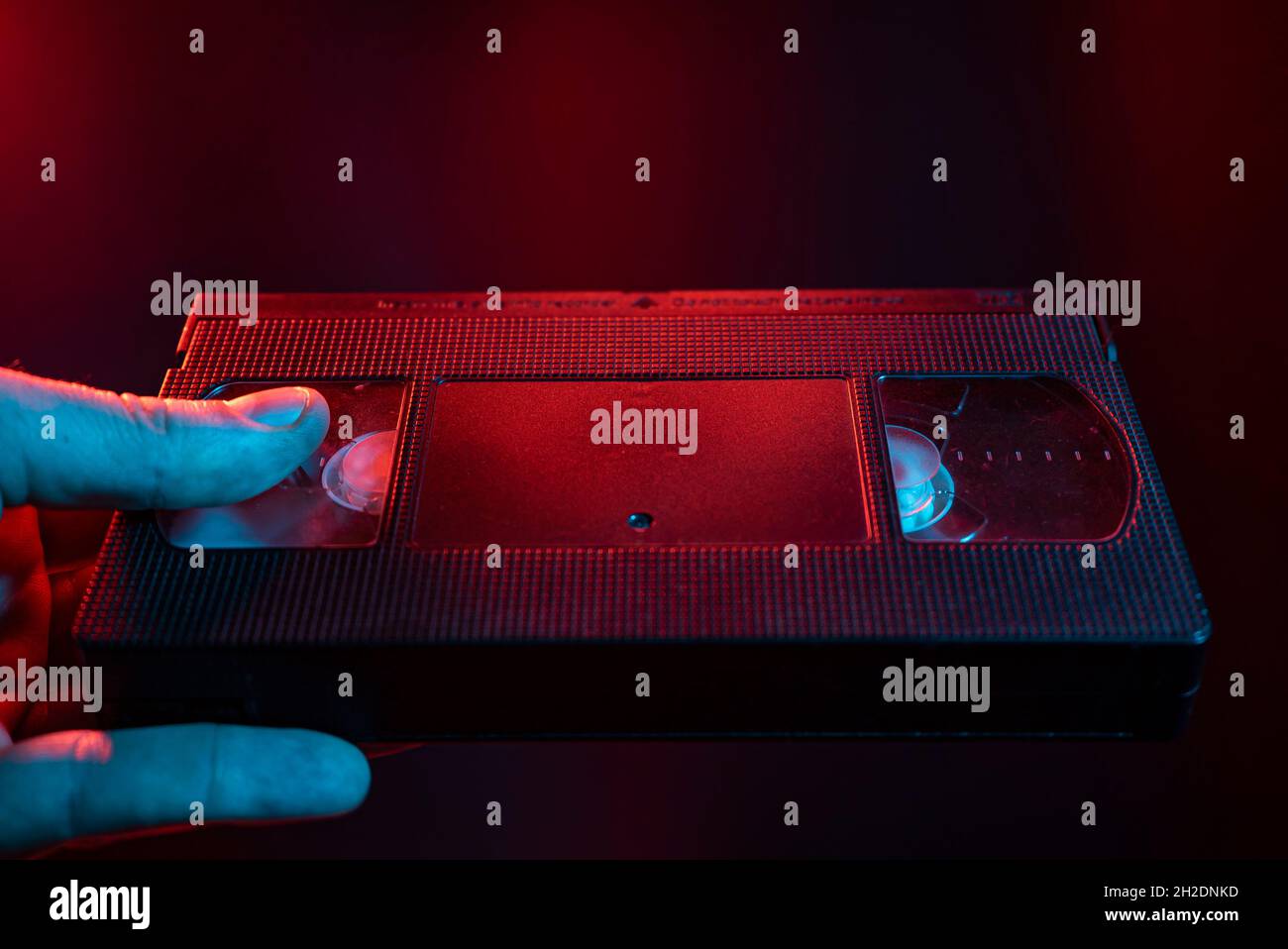 Retro vhs cassette hand hi-res stock photography and images - Alamy