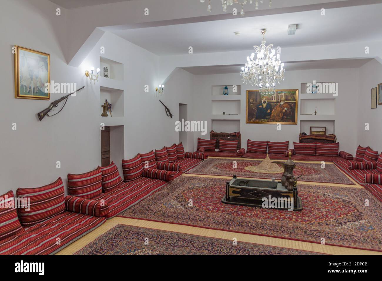 AL AIN, UAE - MARCH 8, 2017: Interior of Al Ain Palace Sheikh Zayed ...