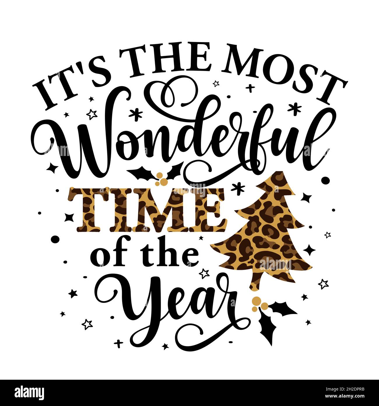 It is the most Wonderful Time of the Year - Calligraphy phrase for ...