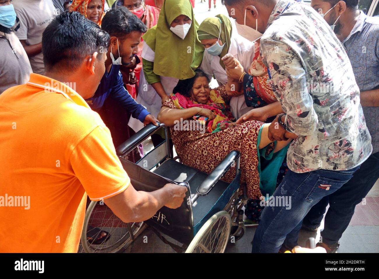 At least 9 people sustained burn injuries in a fire that broke out at ...