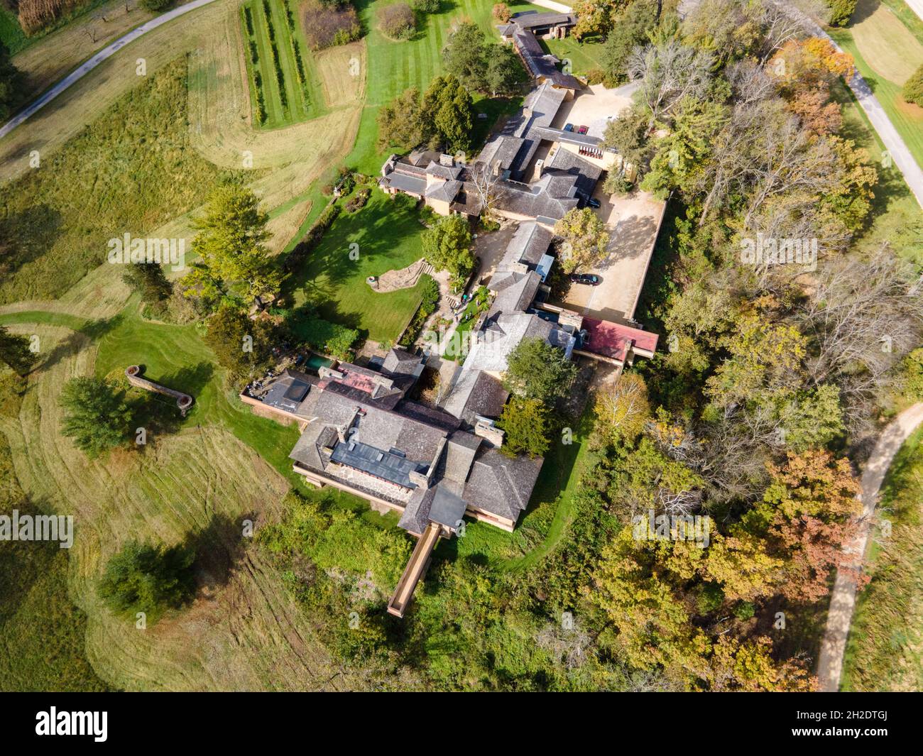 Taliesin Wisconsin Aerial