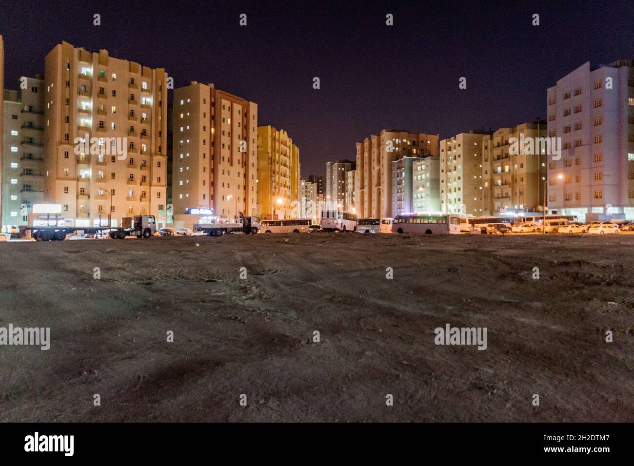 Residential area in Kuwait city Stock Photo - Alamy