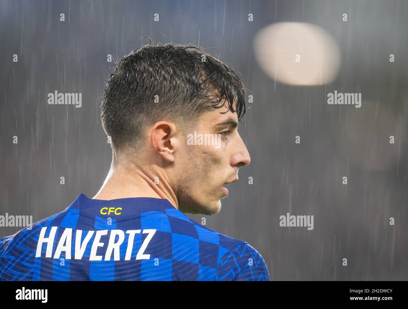 London, UK. 20th Oct, 2021. Kai Havertz of Chelsea during the UEFA ...