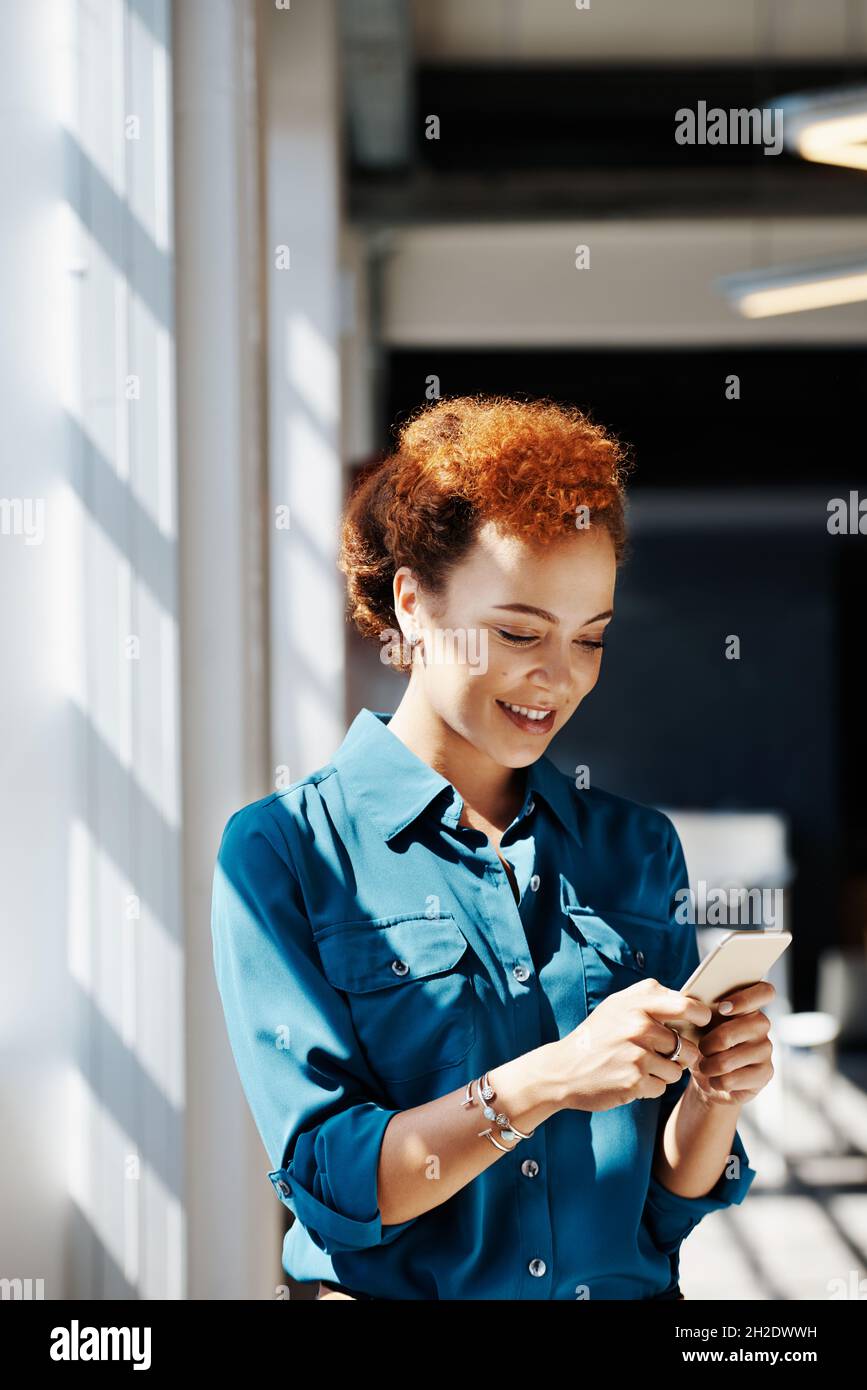 Staying organised with all her tasks Stock Photo - Alamy