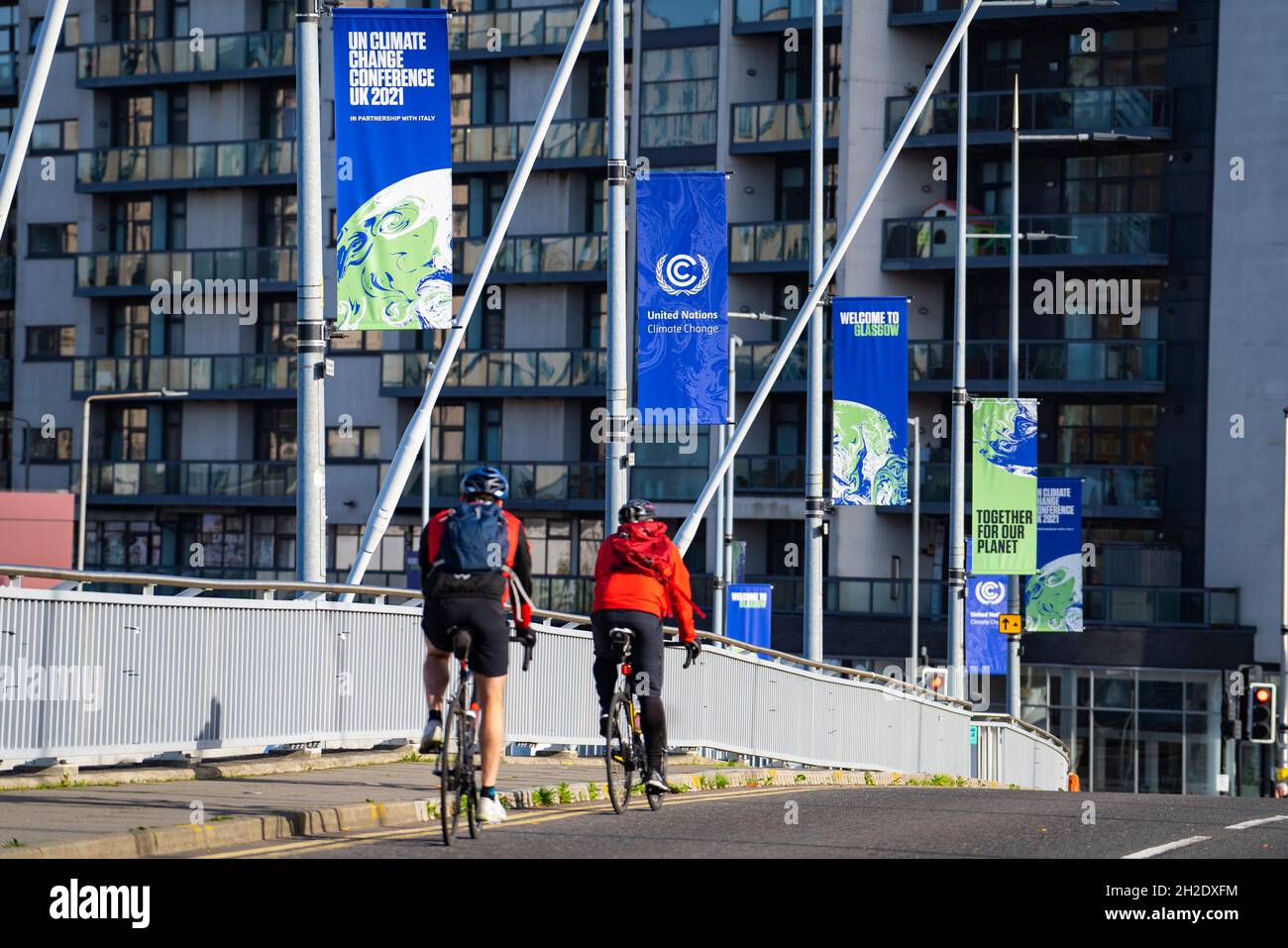 Un Climate Change Conference Banners High Resolution Stock Photography ...