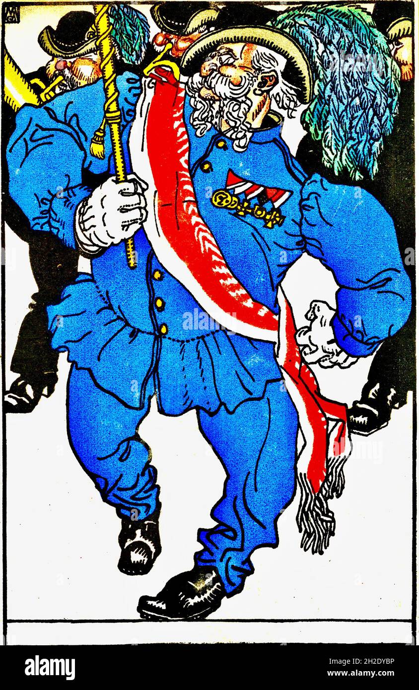 Moriz Jung - Consecration of the Colours - 1911 Stock Photo - Alamy