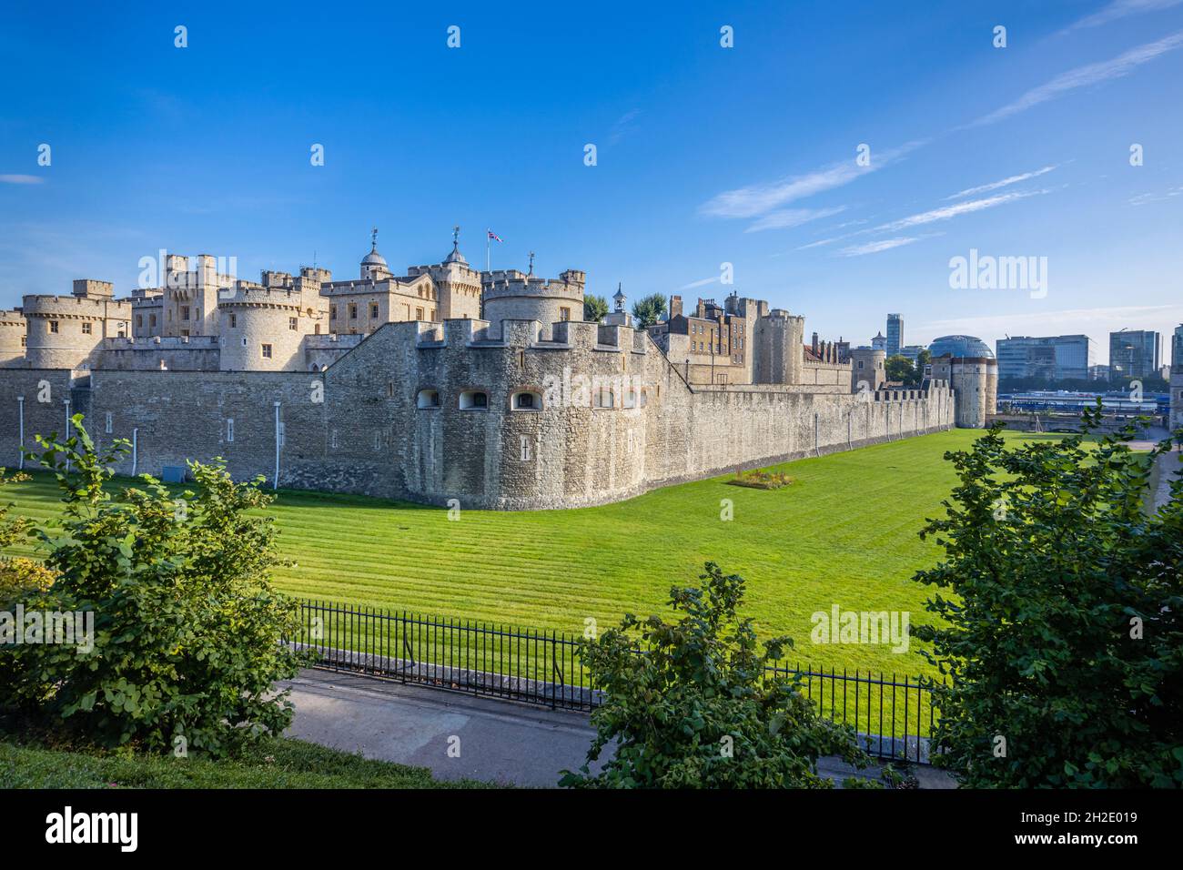 The iconic Tower of London, a leading historic tourist attraction in ...