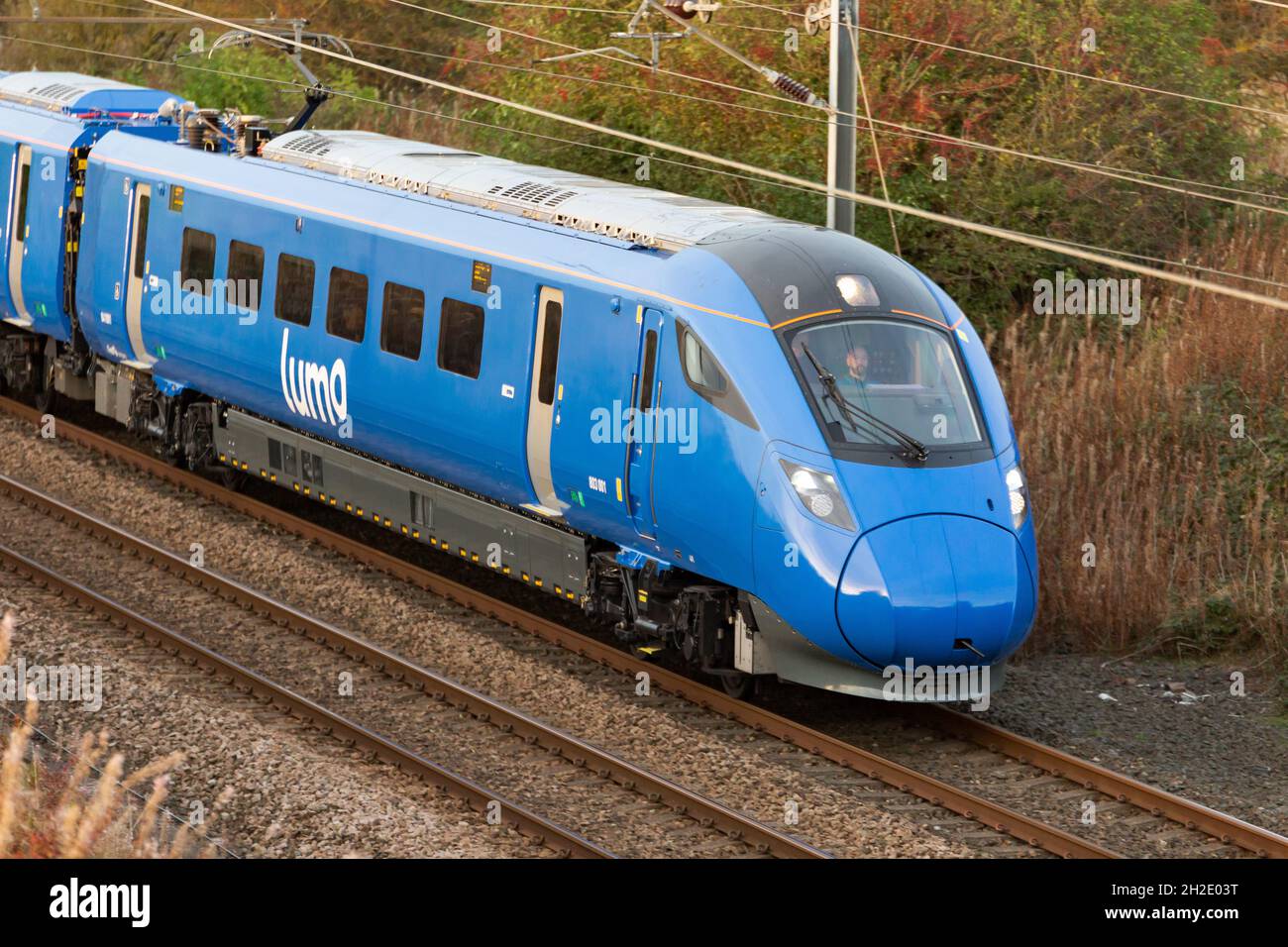 Lumo Trains press launch service heading back to London Kings's Cross ...